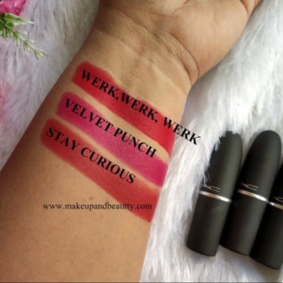 MAC Cosmetics | Makeup | Mac Powder Kiss Lipstick In Werk Werk Werk ...